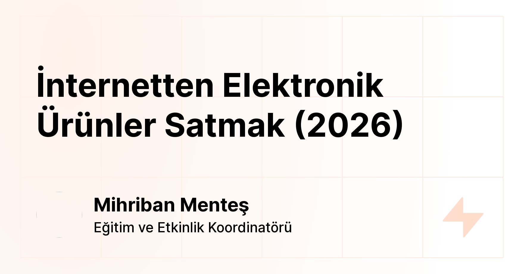 İnternetten Elektronik Ürünler Satmak (2026) - ikas