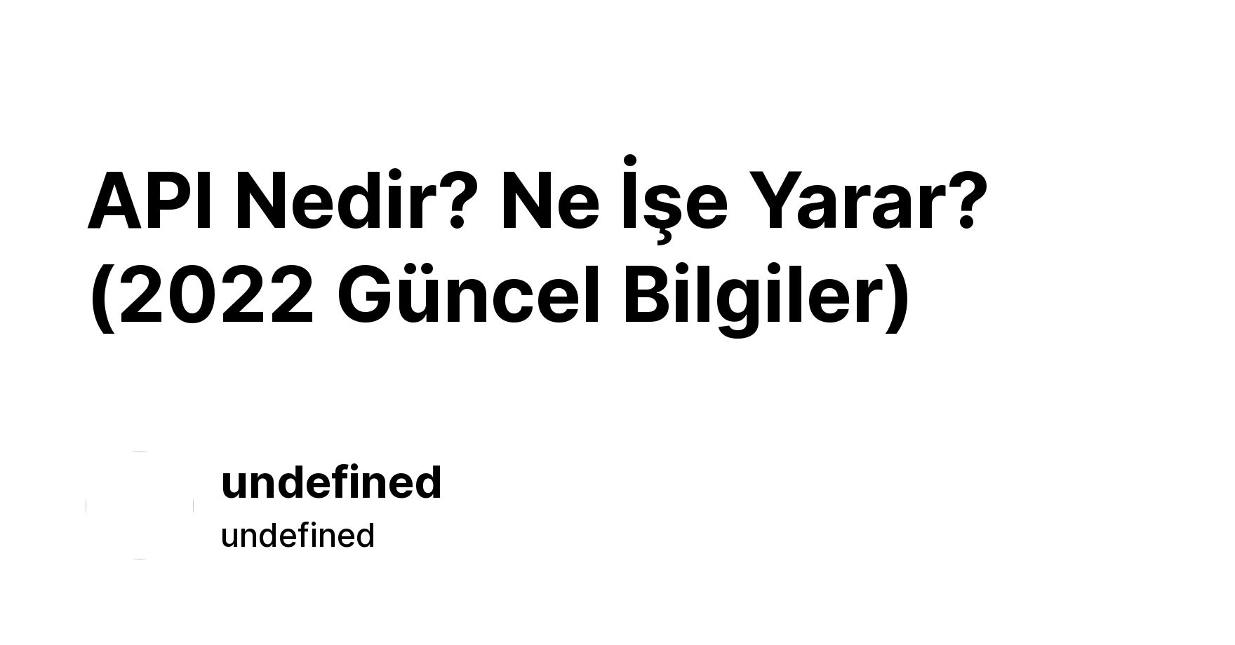 API Nedir? Ne İşe Yarar? (2022 Güncel Bilgiler) - ikas