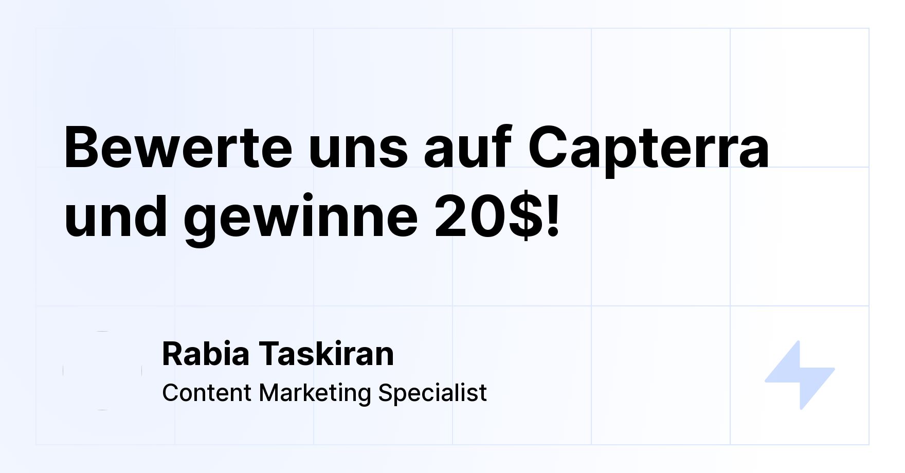 Bewerte uns auf Capterra und gewinne 20$! - ikas