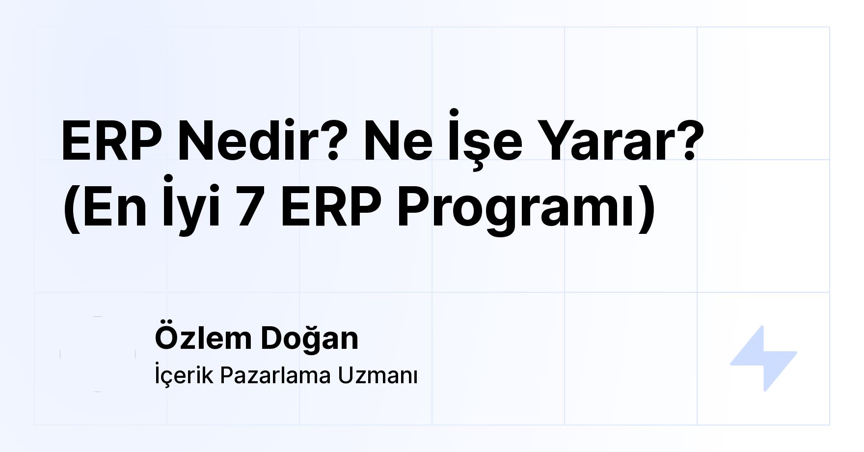 ERP Nedir? Ne İşe Yarar? (En İyi 7 ERP Programı) - ikas
