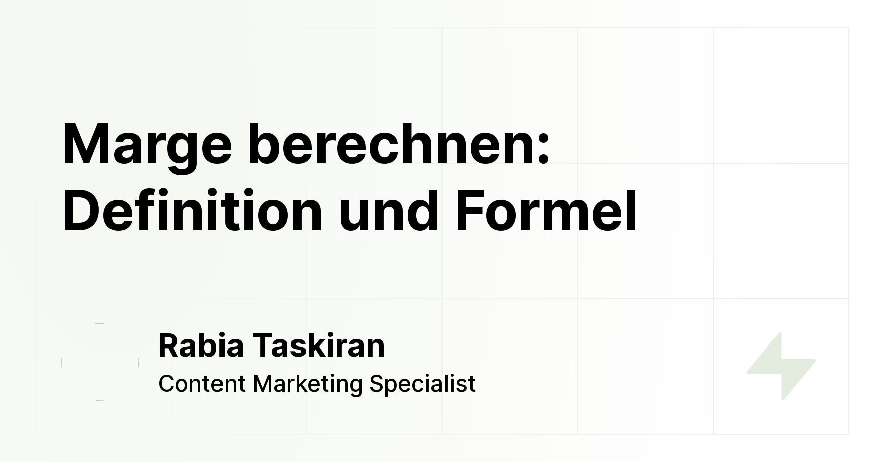 Marge berechnen: Definition und Formel - ikas