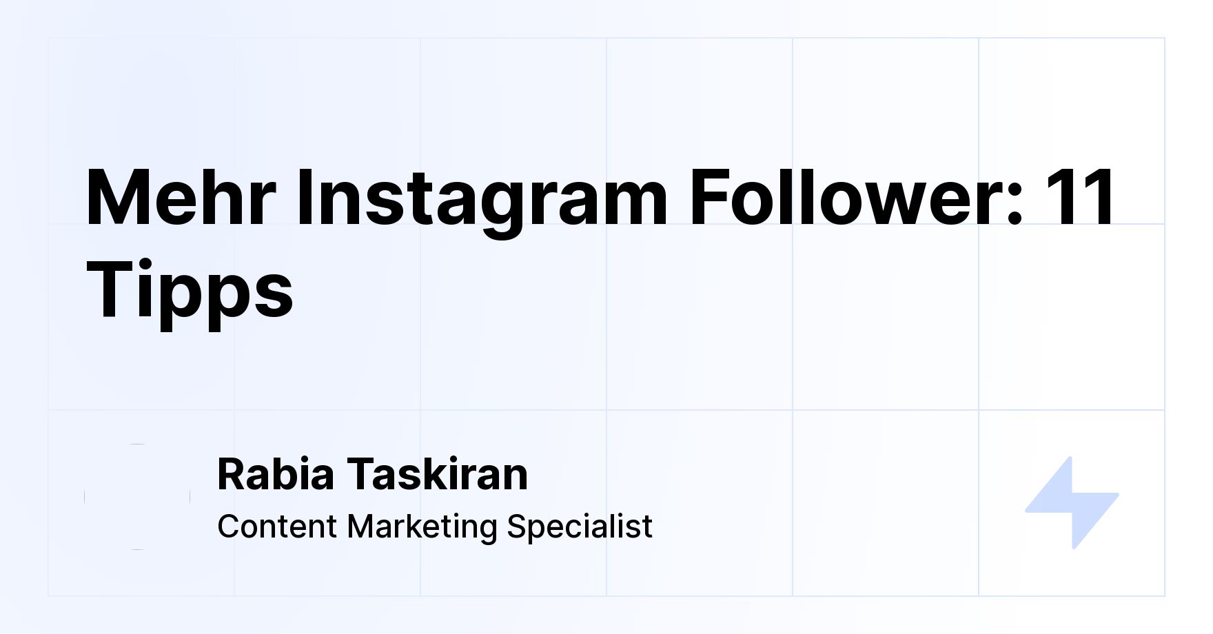 Mehr Instagram Follower: 11 Tipps - ikas