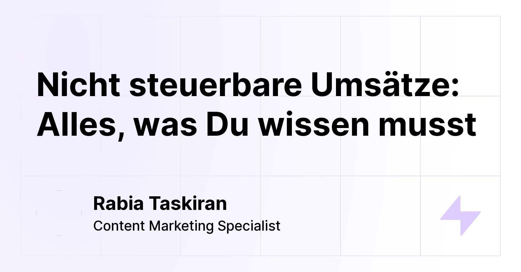 Nicht steuerbare Umsätze: Alles, was Du wissen musst - ikas