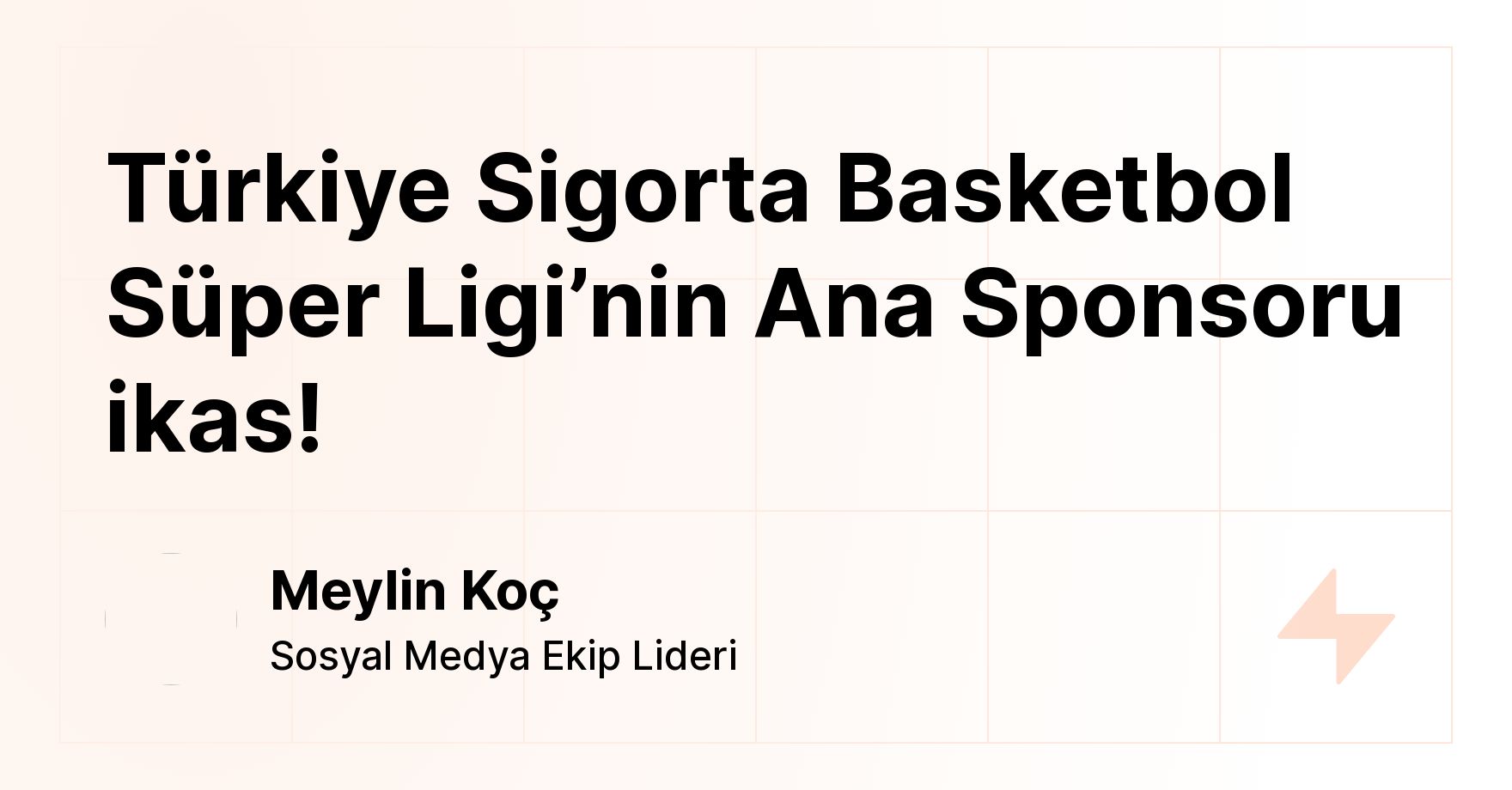 Türkiye Sigorta Basketbol Süper Ligi'nin Ana Sponsoru ikas! - ikas
