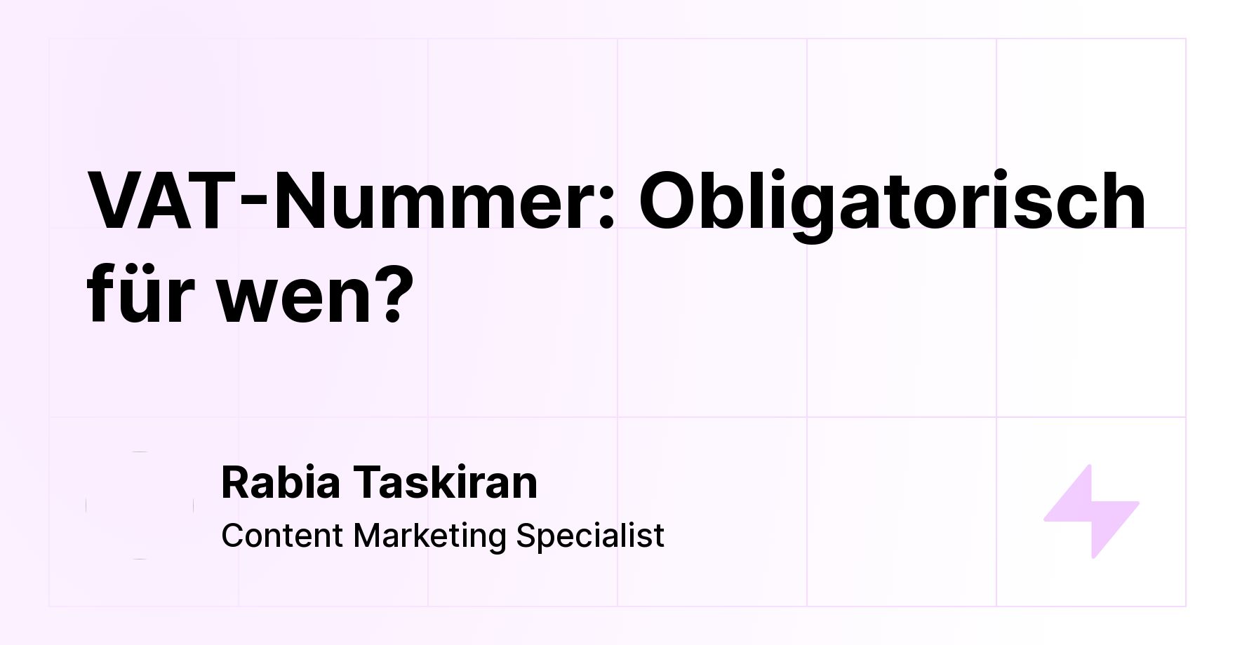 VAT-Nummer: Obligatorisch für wen? - ikas