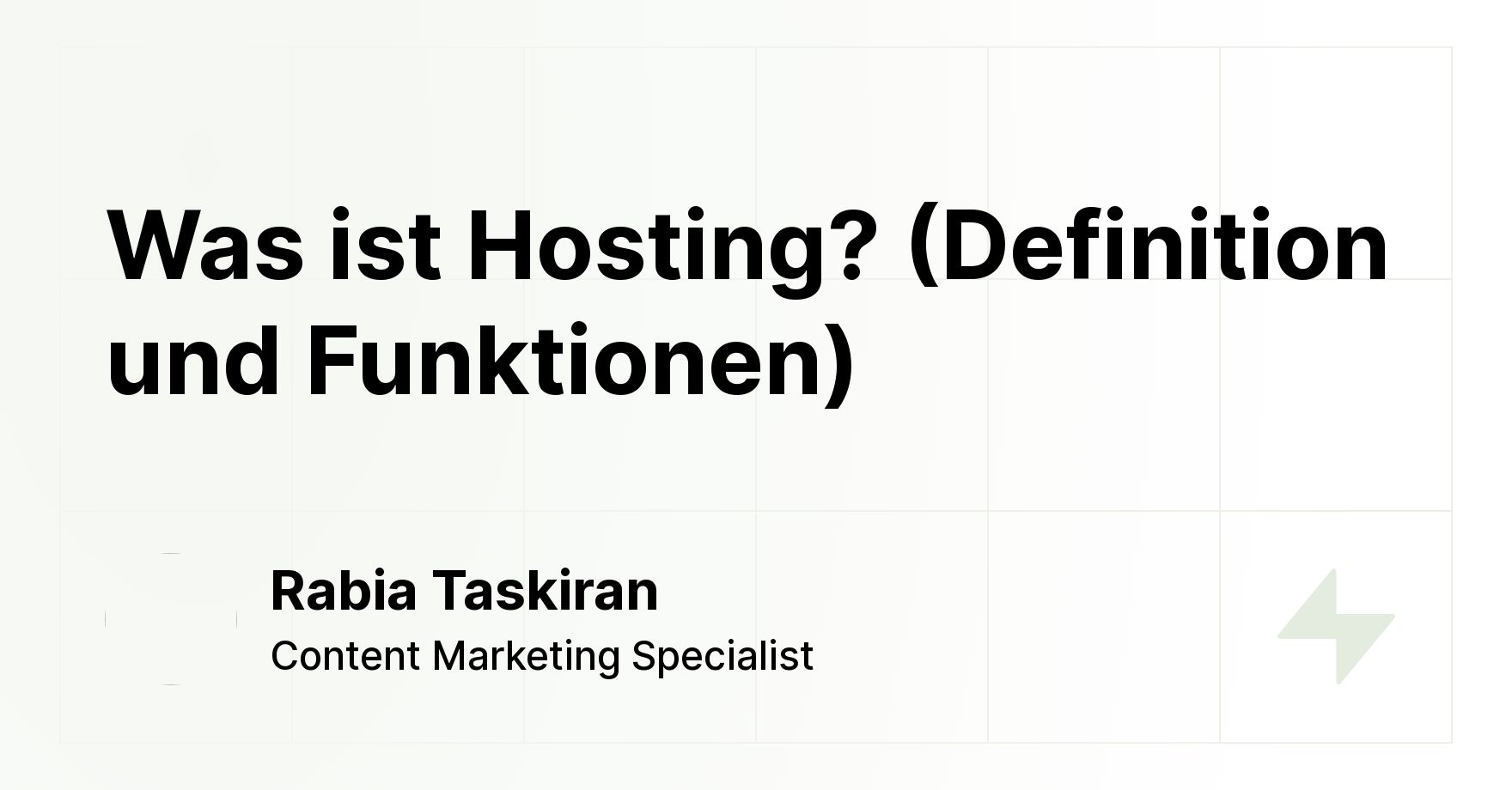 Was ist Hosting? (Definition und Funktionen) - ikas