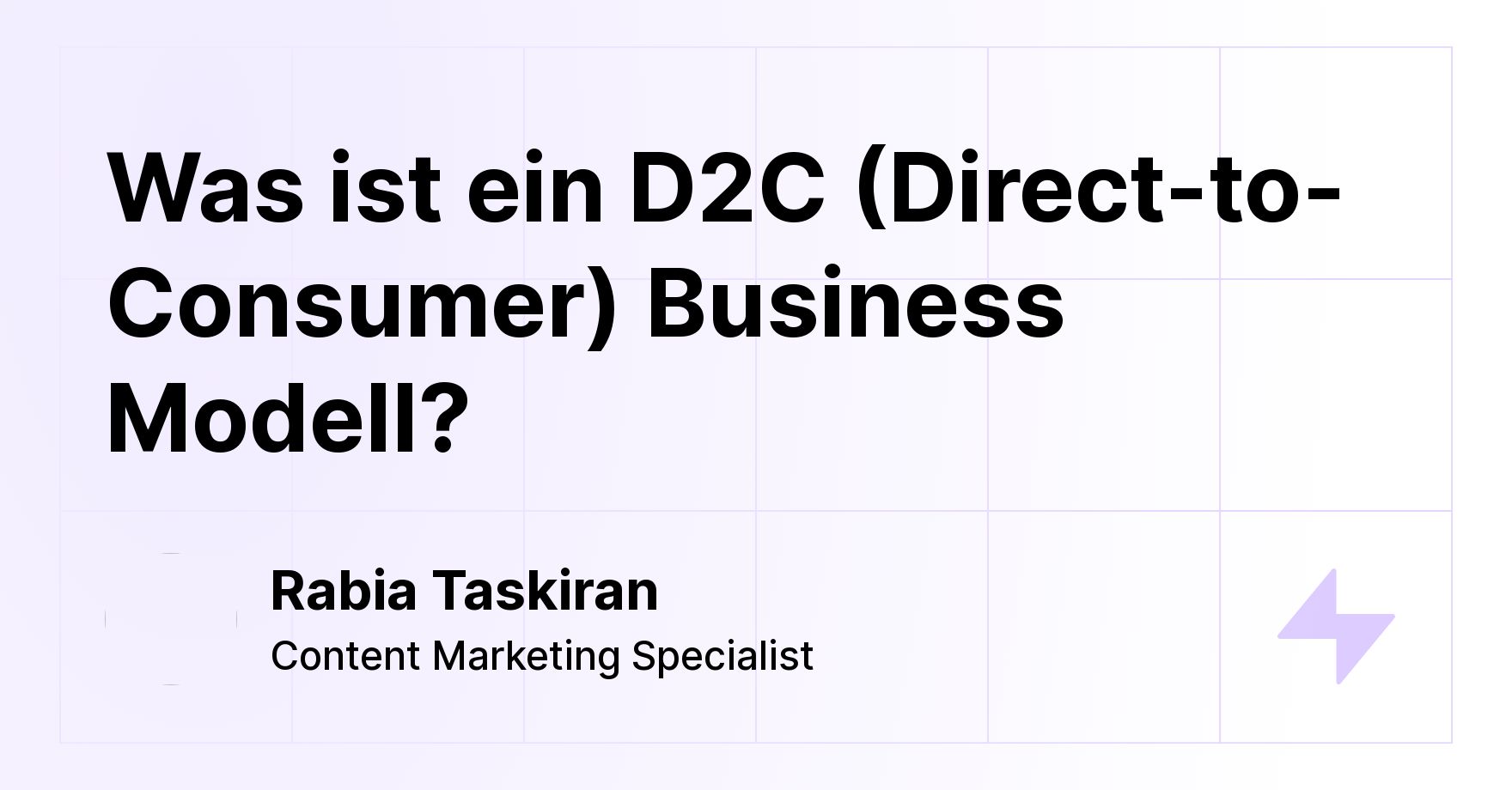 Was ist ein D2C (Direct-to-Consumer) Business Modell? - ikas