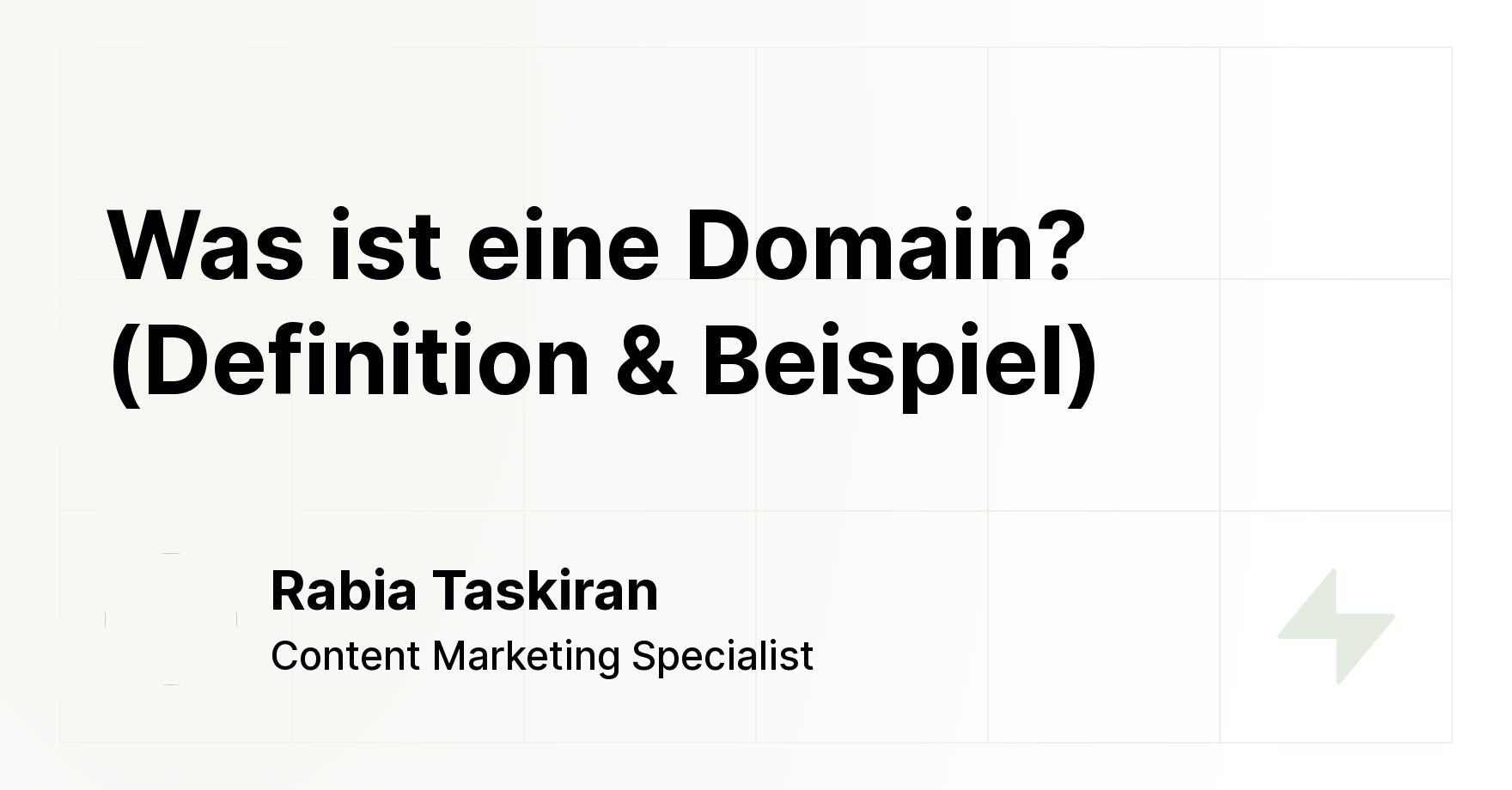 Was ist eine Domain? (Definition & Beispiel) - ikas