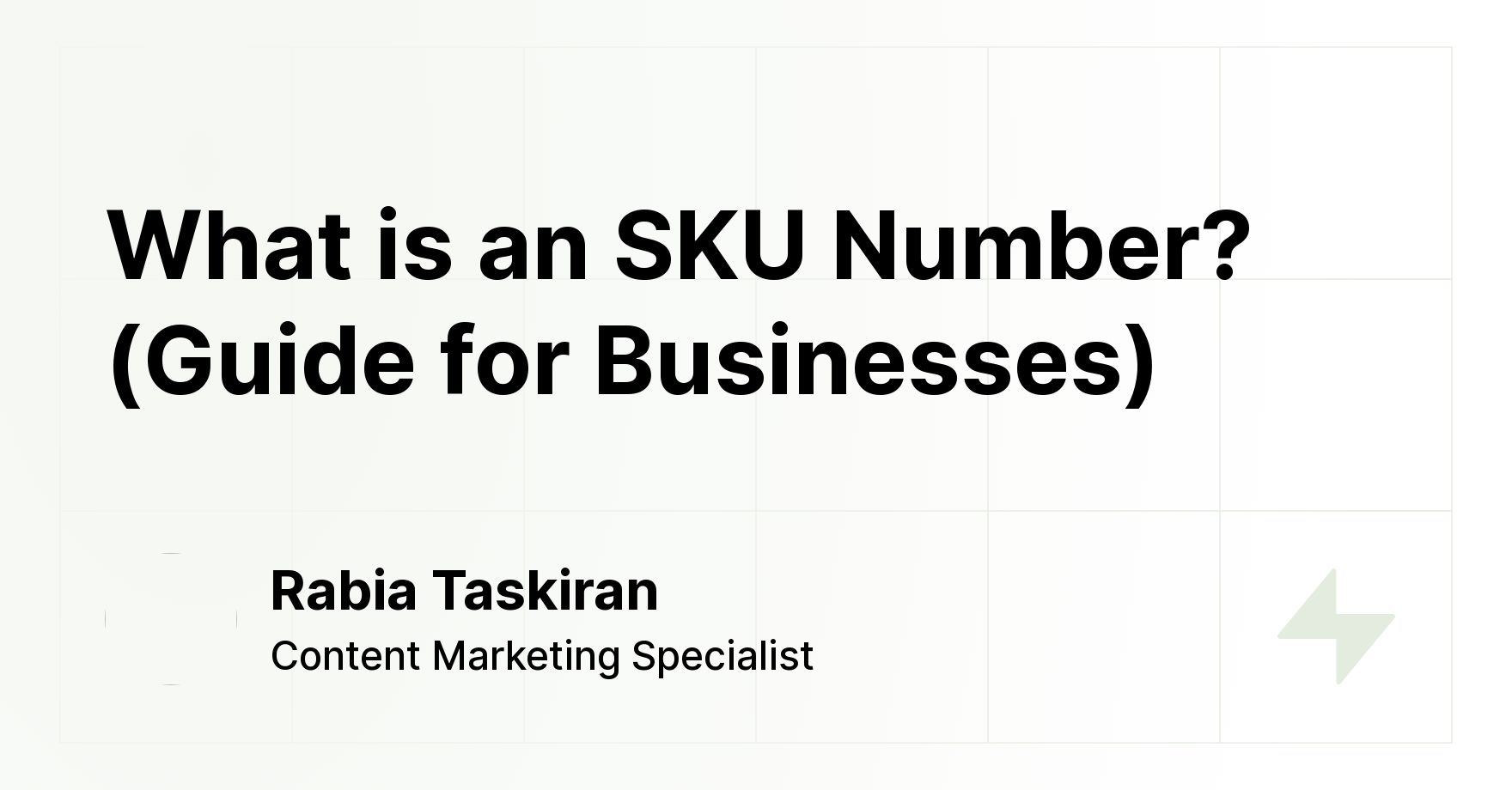 What is an SKU Number? (Guide for Businesses) - ikas
